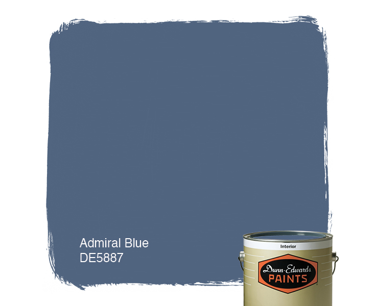 Admiral Blue DE5887 Paint Color #50647F | Dunn-Edwards Paints